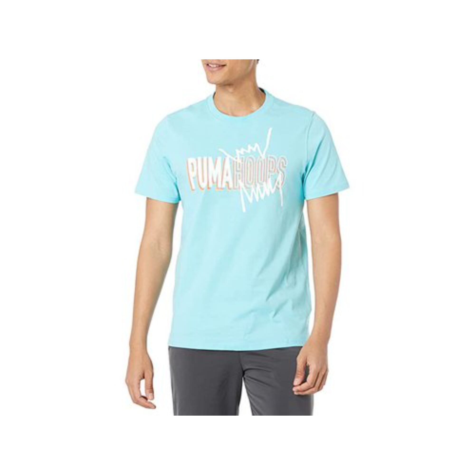 [530730-05] Puma BB SS Tee 1 Angel Blue Men's Size S 194579080270 | eBay