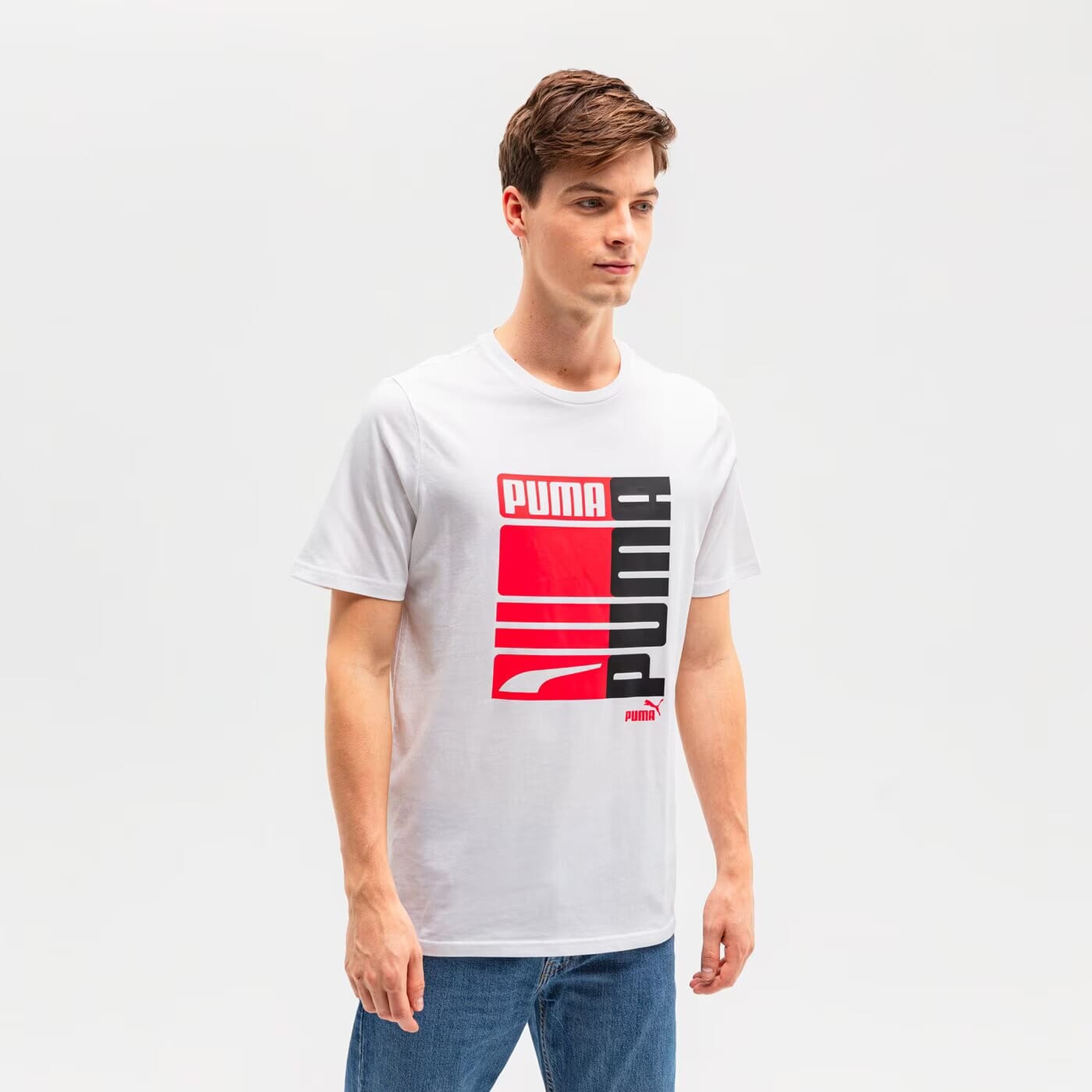 Puma Graphic Tee White 589271-02 Men's Size XXL Standard Fit for sale ...