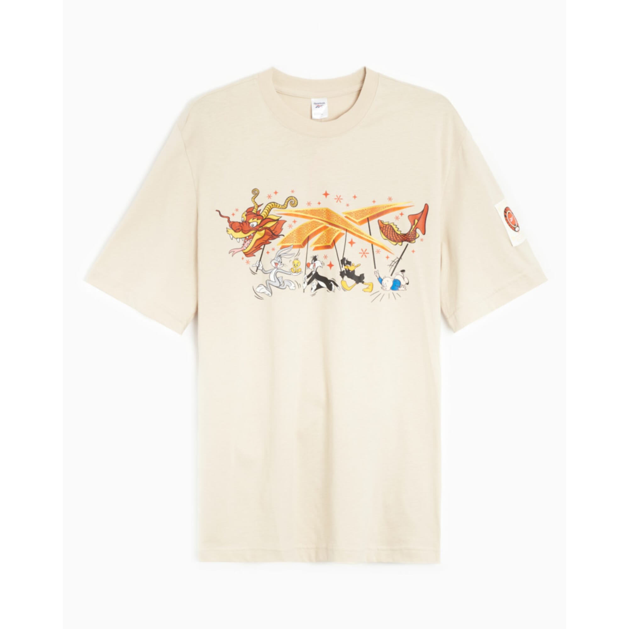 [HG1515] Reebok Looney Tunes T-Shirt Stucco Men's Size L 195740716646 ...