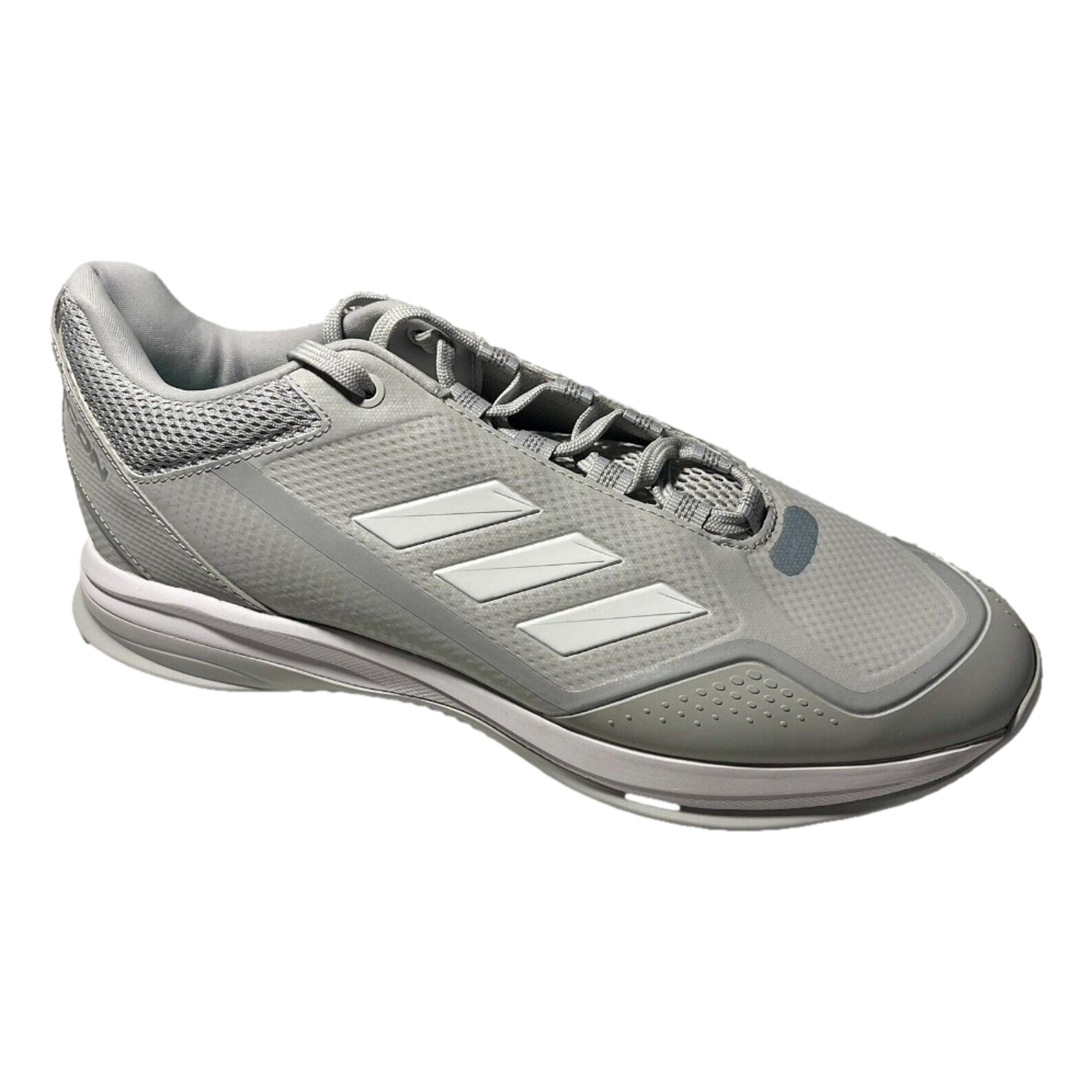 [S23712] Adidas Icon 7 Turf Grey / White / Silver Metallic Men's Size 9 ...