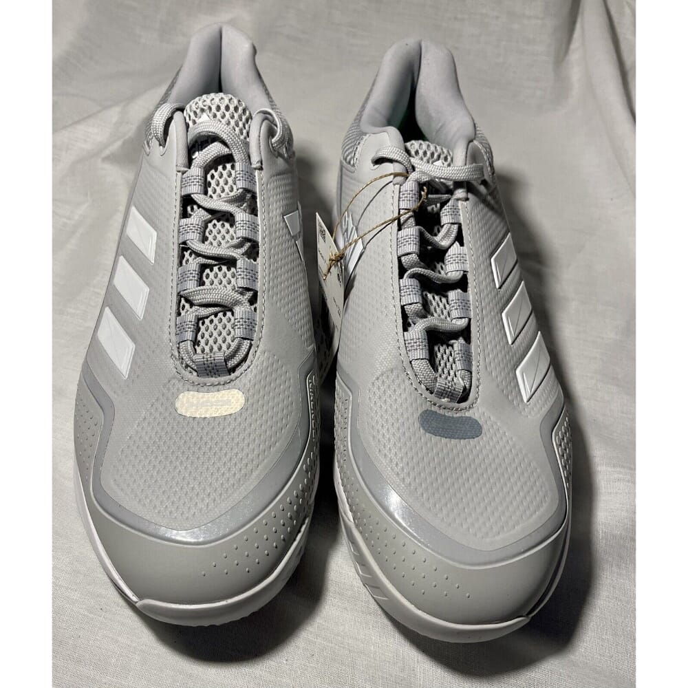 [S23712] Adidas Icon 7 Turf Grey / White / Silver Metallic Men's Size 9 ...