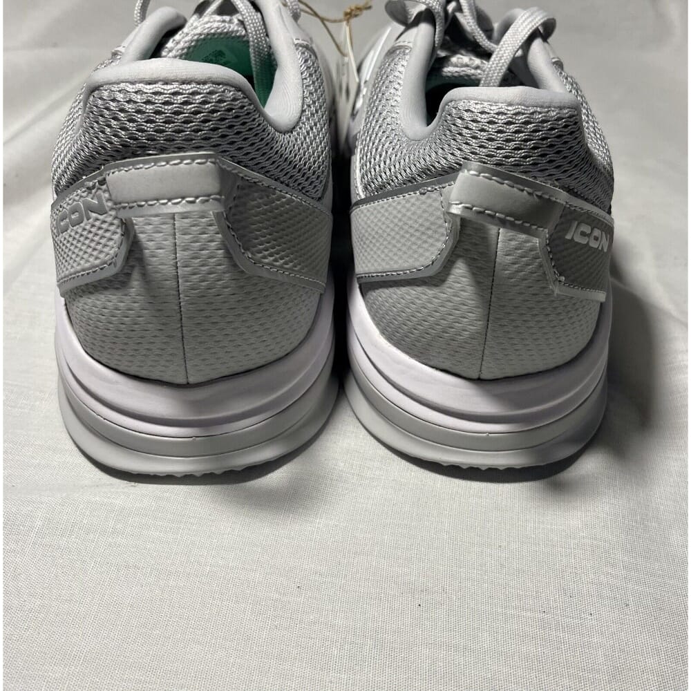 [S23712] Adidas Icon 7 Turf Grey / White / Silver Metallic Men's Size 9 ...