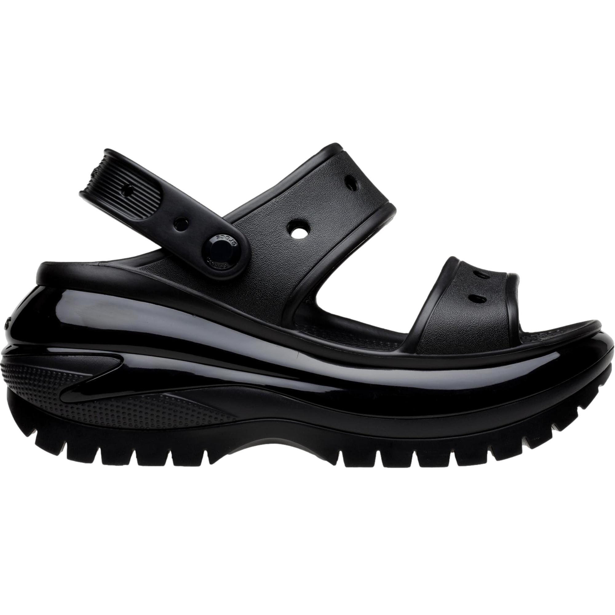 Crocs Classic Mega Crush Sandal Black 207989-001 Men's | eBay