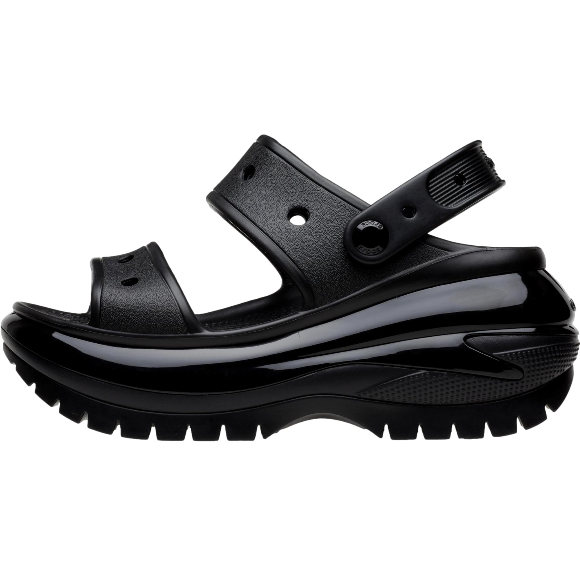 Crocs Classic Mega Crush Sandal Black 207989-001 Men's | eBay